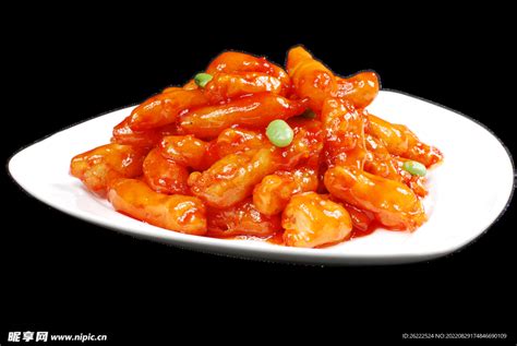 酸甜咕噜肉设计图 菜单菜谱 广告设计 设计图库 昵图网