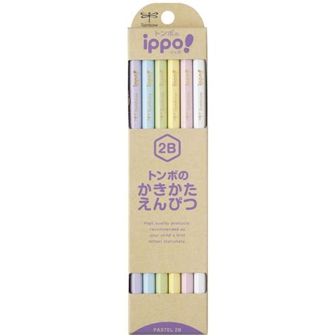 トンボ鉛筆 Tombow かきかた鉛筆 ナチュラル パステル 2b Kb Knpt01 2b 小学校 学童 ダース イーコンビyahoo