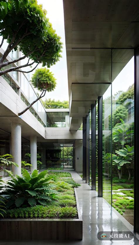 AI提示词这座建筑的建筑设计真的很独特灵感来自南美热带雨水并将其与现代主义和后现代主义的原则相融合该建筑采用钢筋混凝土建造实现了现代