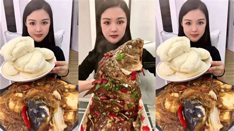 Asmr Food Mukbang Eating Challenge 매운비빔냉면 찜생선 빵먹방 중국먹방 불냉면 생선먹방 생선