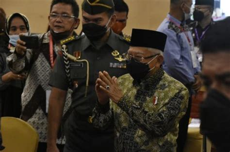 Wapres Maruf Amin Tandatangani Prasasti Kota Tomohon Sebagai Kota