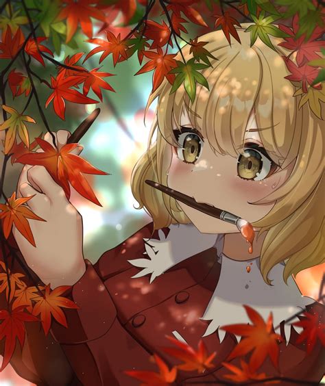 Aki Shizuha Touhou Drawn By Wheatretzel Danbooru