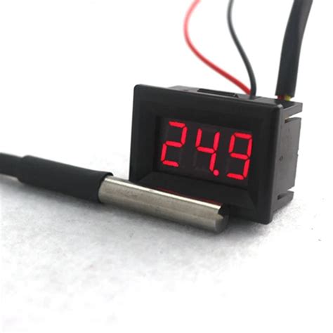 55 125 Celsius Temperature Monitor Power Supply Voltage DC 9V 30V