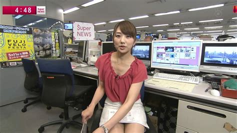 【シースルーなブラウスがエロくてイイんだよねパンチラ】松村未央 フジテレビ 女子アナガチ野郎