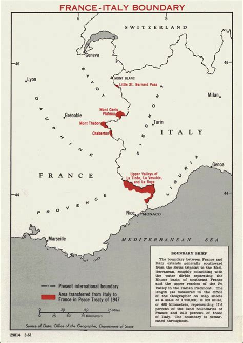 Territories Ceded To France By Italy After WW2 By Maps On The Web
