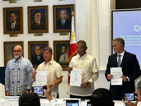 Doj Unodc Up Sign Cooperation To Improve Pdl Death Probe