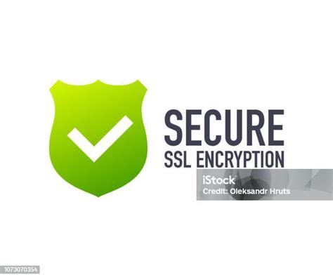 흰색 바탕에 격리는 연결 아이콘 벡터 일러스트 레이 션을 확보 평면 스타일 보안 Ssl 방패 기호 에 대한 스톡 벡터