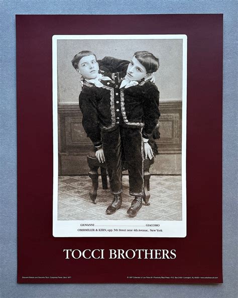 Giacomo Und Giovanni Tocci Portraits From The Freak Show Fascinating