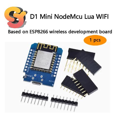 [อุปทานสต็อกพร้อม] 1 ชิ้น D1 Mini รุ่น Modemcu Wifi ติดตั้งบน Esp8266 โมดูลไร้สาย Mini D1 บอร์ด