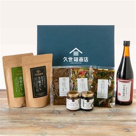 久世福のだしと究極の醤油と混ぜご飯の素ギフト【化粧箱包装付オンライン限定】 久世福商店・サンクゼール 公式オンラインショップ