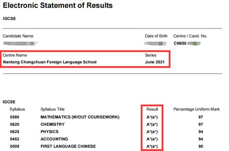 喜报 2021夏季igcse全球统考成绩放榜！ 校园新闻 南通诺德学校剑桥中心（原南通一中剑桥国际中心）