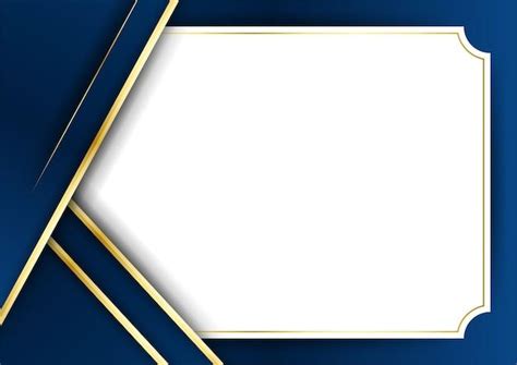 Premium Vector Elegant Professional Blue Gold Certificate Design