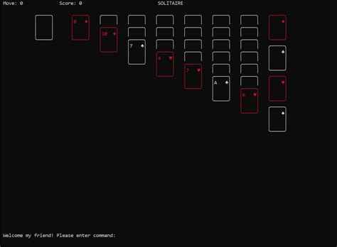 Github Alfred1029solitaire