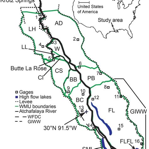 Lidar‐derived Elevation Maps Of The Atchafalaya River Basin Download Scientific Diagram