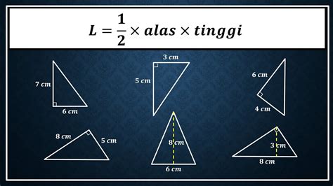 Cara Mudah Menghitung Luas Segitiga Versi Update Youtube