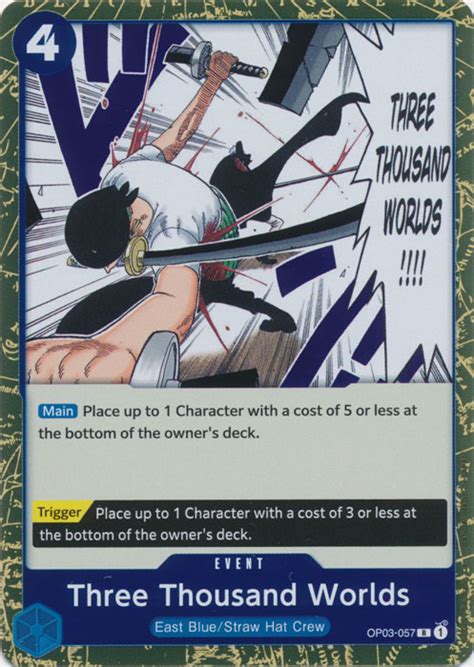 Three Thousand Worlds Pillars Of Strength One Piece Tcg 2022