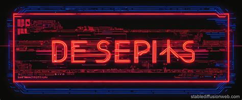 Cyberpunk Glitch Text Stable Diffusion Online