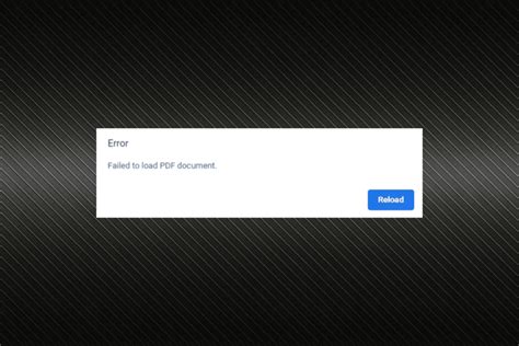 Erro Falha Ao Carregar O Documento PDF No Chrome CORRIGIDO WindowsReport Vida