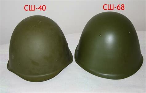 Soviet Ssh40 And Ssh68 Helmets