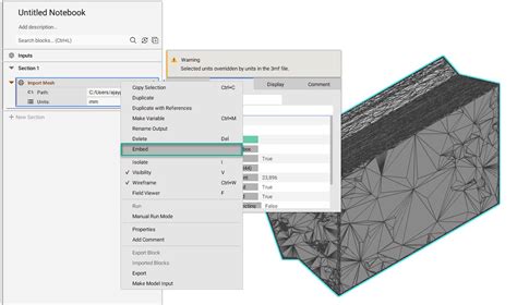 How Do I Embed My Imported Partmesh Ntop Support