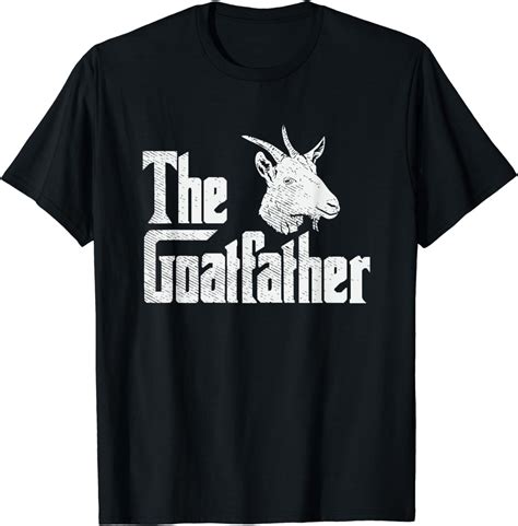 Goatfather Goat Dad Funny Goat Funny Goat Lover T Shirt