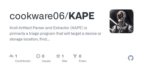 Github Cookware06kape Kroll Artifact Parser And Extractor Kape Is