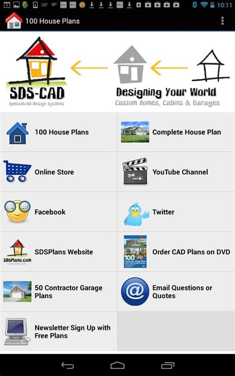 100 House Plans in PDF and CAD APK pour Android Télécharger