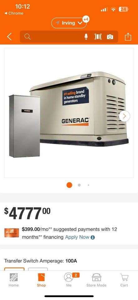 1 Generac 7224 14kw Guardian Home Backup Standby Generator W Free