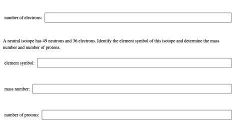 Solved Identify The Missing Information For Each Neutral Chegg Com