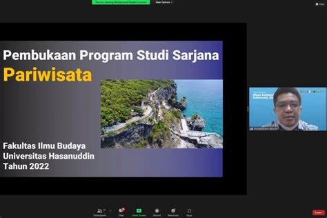 Mwa Unhas Menyetujui Pembukaan Prodi Sarjana Pariwisata Fakultas Ilmu