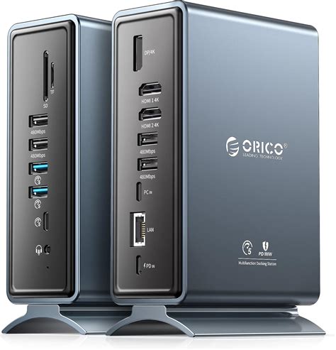 Buy ORICO USB C Docking Station For MacBook Pro M Mac Window With Dual K HDMI USB Ports