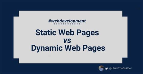 Freecodecamp On Linkedin Static Vs Dynamic Web Pages Whats The