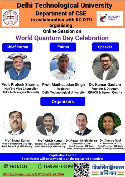 Department Of Cse Delhi Technological University In Collaboration With Iic Delhi Department Of Cse Delhi Technological University In Collaboration With Iic Delhi