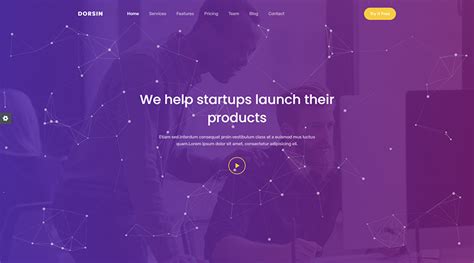 Dorsin Responsive Bootstrap 5 Landing Page Template