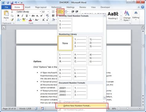How To Insert Sequential Numbers In Word Table 5 Methods
