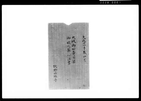 大坂御加番ニ付早御暇之節心得書 Tomuco Tokyo Museum Collection