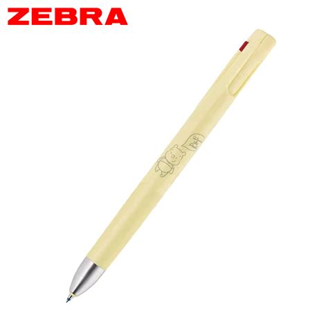 ZEBRA BLEN防震舒寫原子筆 限量 小熊維尼系列 三色原子筆 黃色 誠品線上