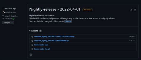 Added Nightly Release Pipeline By Jlynx · Pull Request 528 · Eried