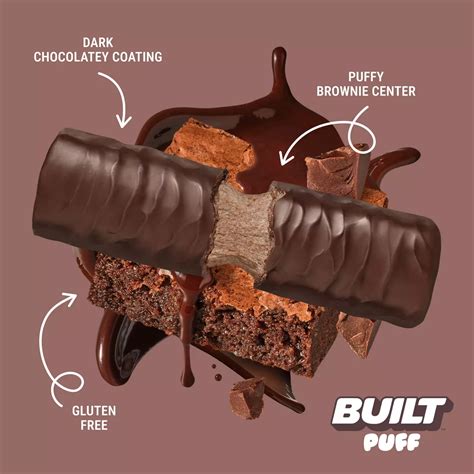 Built Puff 17g Protein Bar Brownie Batter Shop Granola And Snack Bars