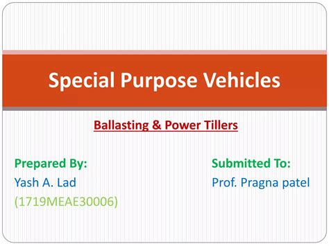 Ballasting Of Tractors And Power Tillers Pptx