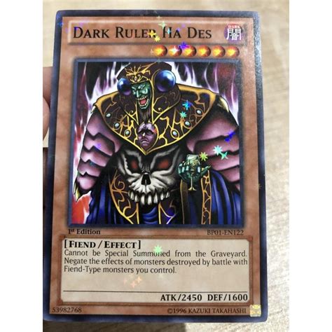 Dark ruler ha des original yugioh Card Shopee México
