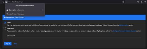 Is It Possible To Disable Kubernetes Dashboard Tls Check Stack Overflow