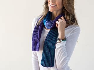 Ravelry 2 Color Brioche Scarf Pattern By Kate Atherley