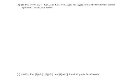 solved problem 2 20 pts we consider the following two
