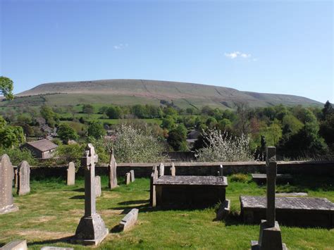 Map Pendle Hill Whalley To Clitheroe Walk Swc