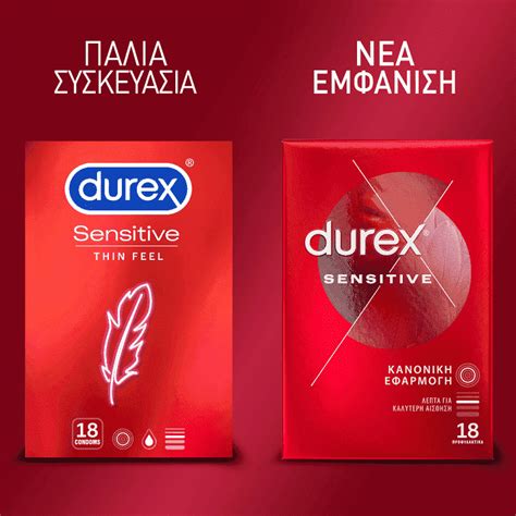 Durex Προφυλακτικά Sensitive 18τεμ Mymarketgr