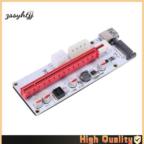 【zssyhtjjth】อะแดปเตอร์การ์ดไรเซอร์ Usb 30 Pci E Express 1x เป็น 16x