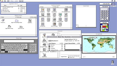 Mac Os A Desktop Montage Via Emulators E Maculation
