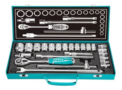 Juego De Dados Total 24 Piezas Encastre 12 Industrial Mercadolibre