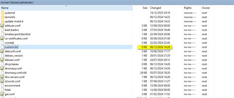 Pihole Files Not Persistent Containers Mikrotik Community Forum